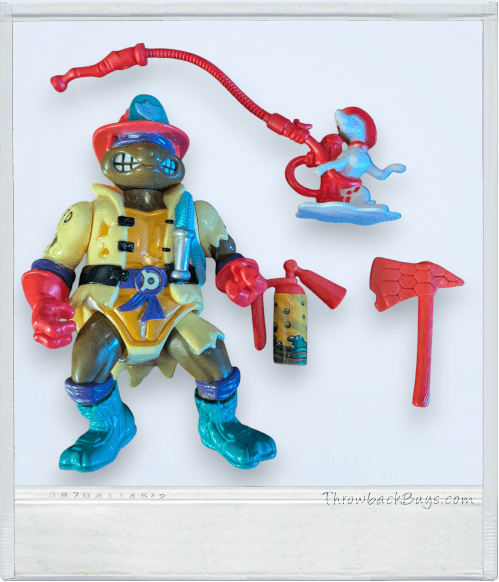 1991 - TMNT Action Figure - Hose 'em Down Don (Complete) – ThrowbackBuys