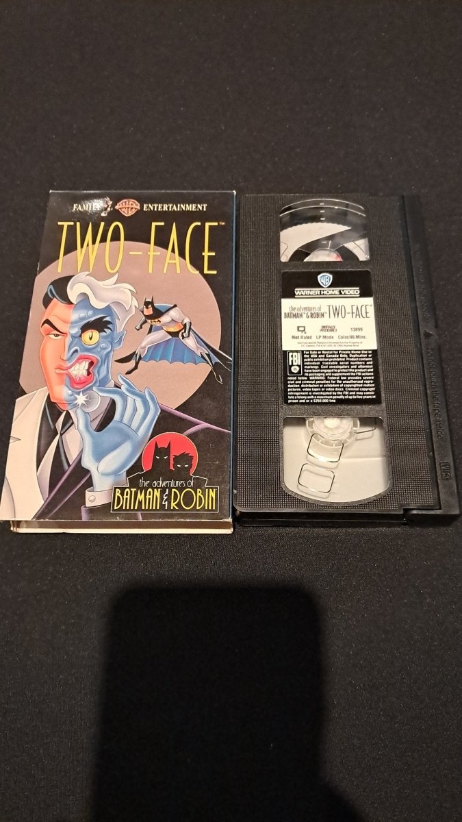 1995 – The Adventures of Batman & Robin Two-Face VHS – ThrowbackBuys