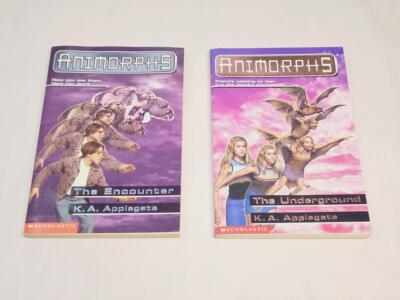1997 – Scholastic: Animorphs Books #3 The Encounter & #17 The Undergro ...