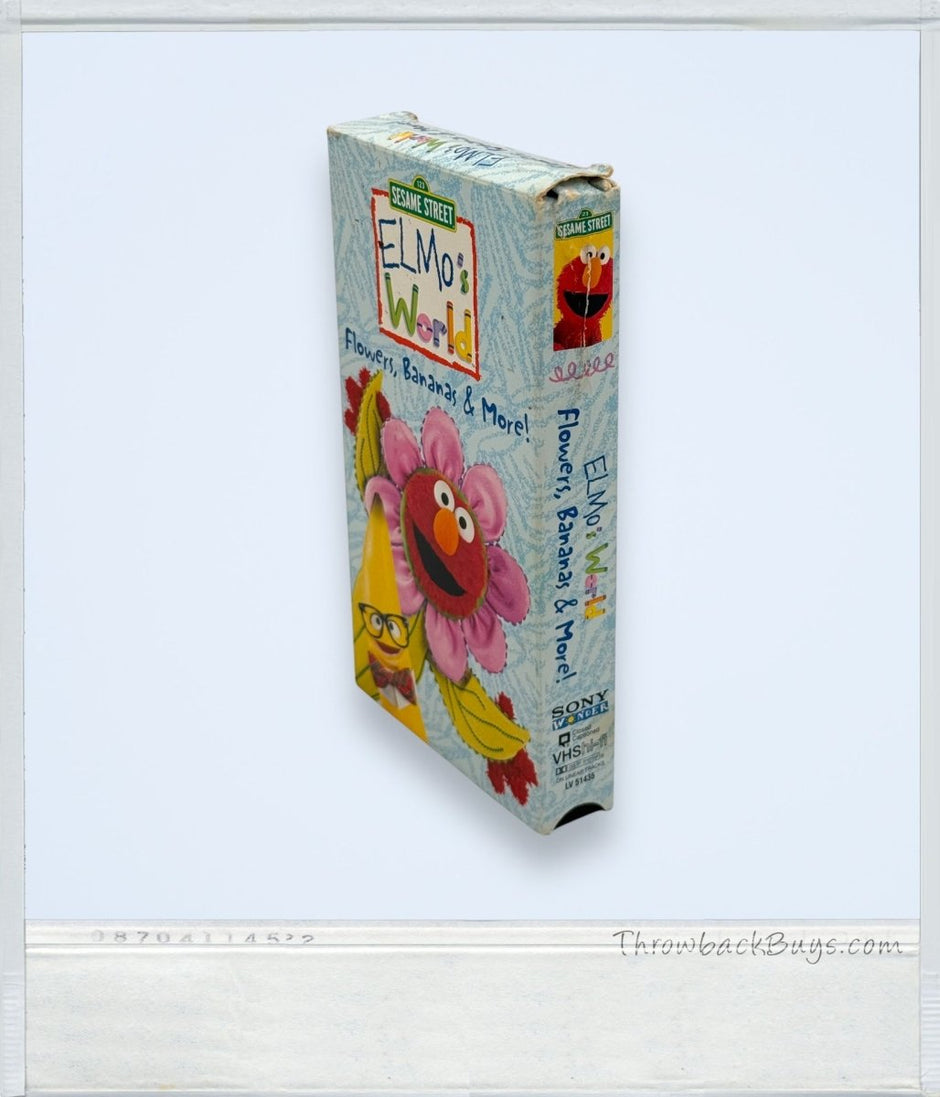 2000 - Elmo's World: Flowers, Bananas & More! VHS – ThrowbackBuys